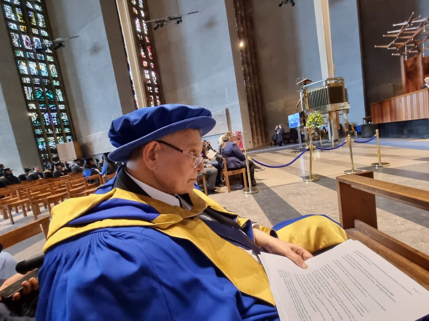 Honorary Doctorate for James Shera - Equality & Inclusion Partnership ...